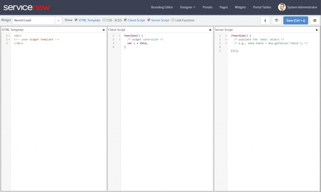 Creating A Simple Record Count Service Portal Widget Callums